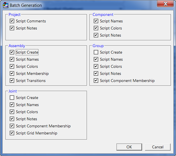 Project Setup Batch File